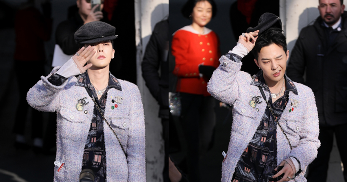 #GDRAGON AT CHANEL COUTURE SPRING/SUMMER 2020